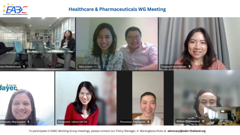 EABC: Healthcare & Pharmaceuticals Working Group Meeting. - EABC Thailand